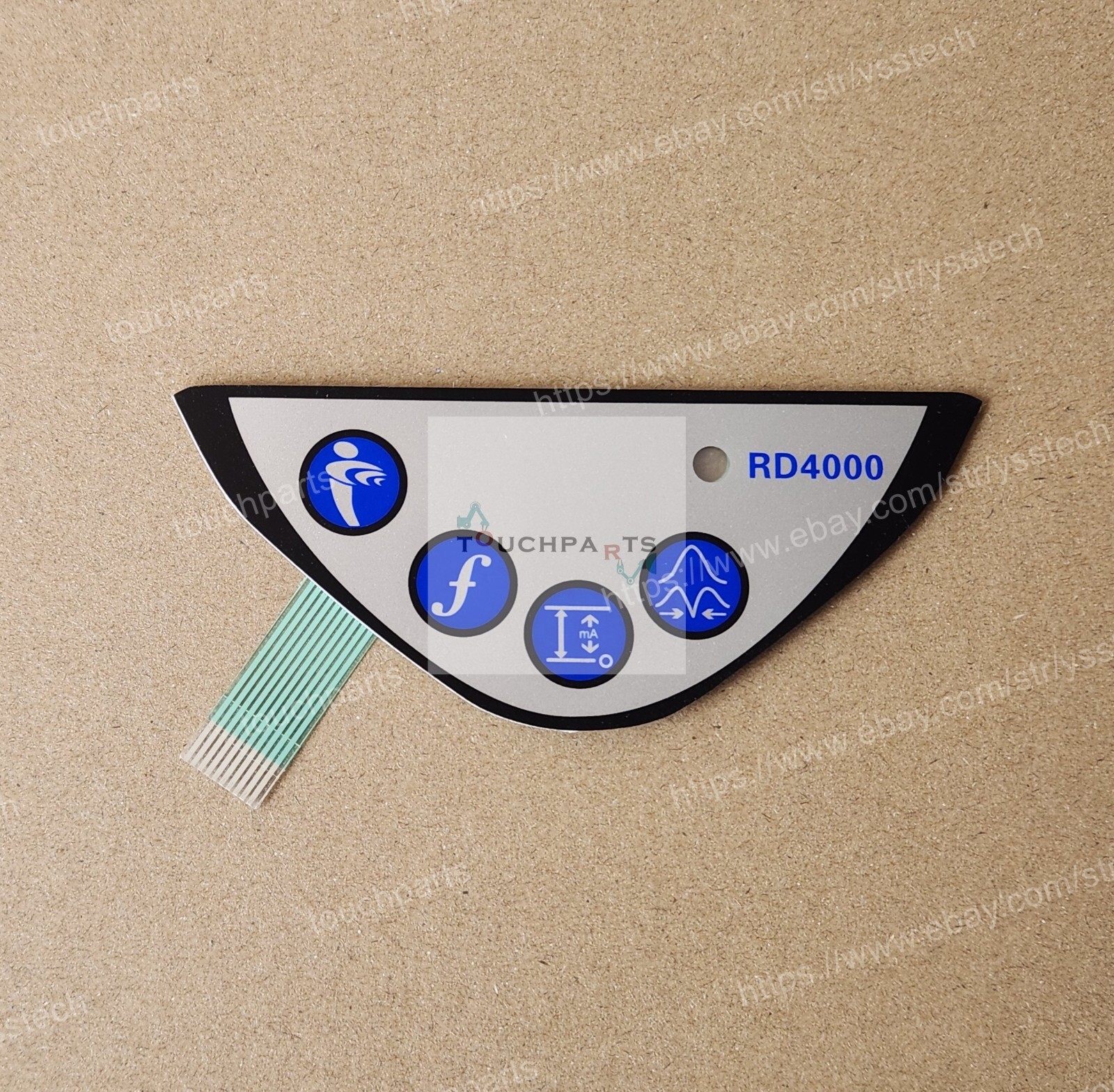 Operating Membrane Overlay for Radiodetection SPX RD4000 Cable Pipe ...