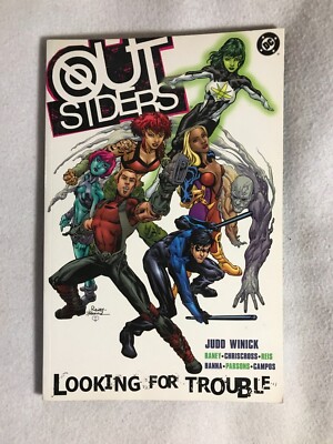 OUTSIDERS Vol. 1: LOOKING FOR TROUBLE DC Comics Trade Paperback Judd ...