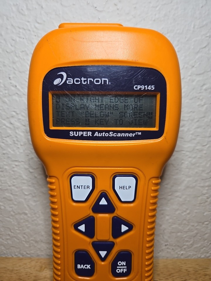 Actron Super Auto Scanner CP9145 Scan Tool Without Cabel, No Tested! | eBay