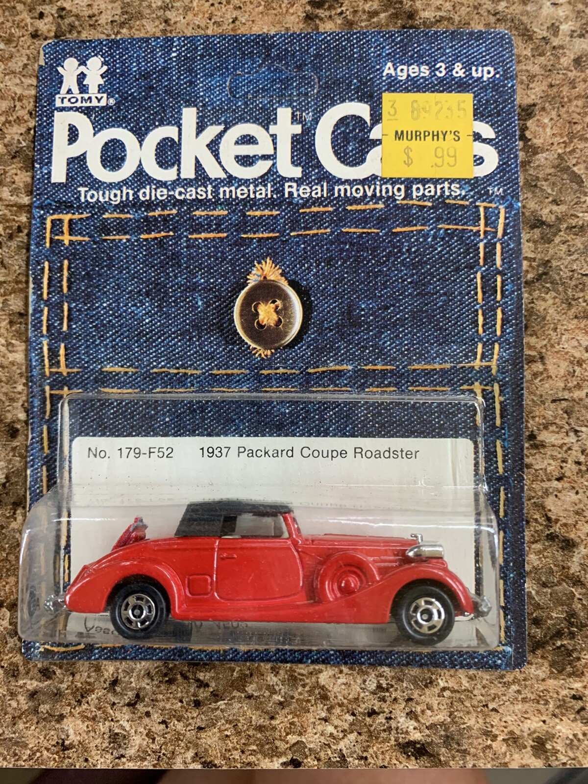 TOMICA TOMY VHTF 1978 POCKET CARS SERIES 1937 PACKARD ROADSTER | eBay