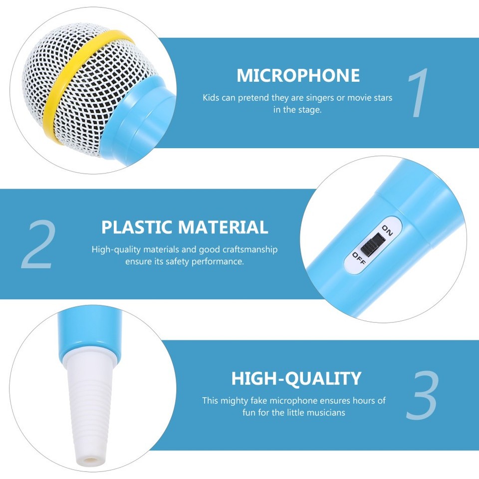 Children Plaything Interesting Microphone Toy Simulated Club Stage ...