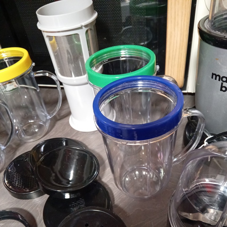 magic bullet Blender, Mixer & Food Processor All-in-One lots of spares ...