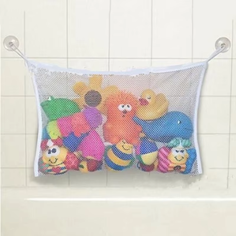 Baby Bathroom Mesh Bath Bag Kids Cartoon Basket Net Children'S Games ...