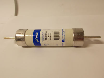 Ferraz Shawmut Tri-onic Dual Element Time-Delay Fuse 125A, 600VAC/DC ...