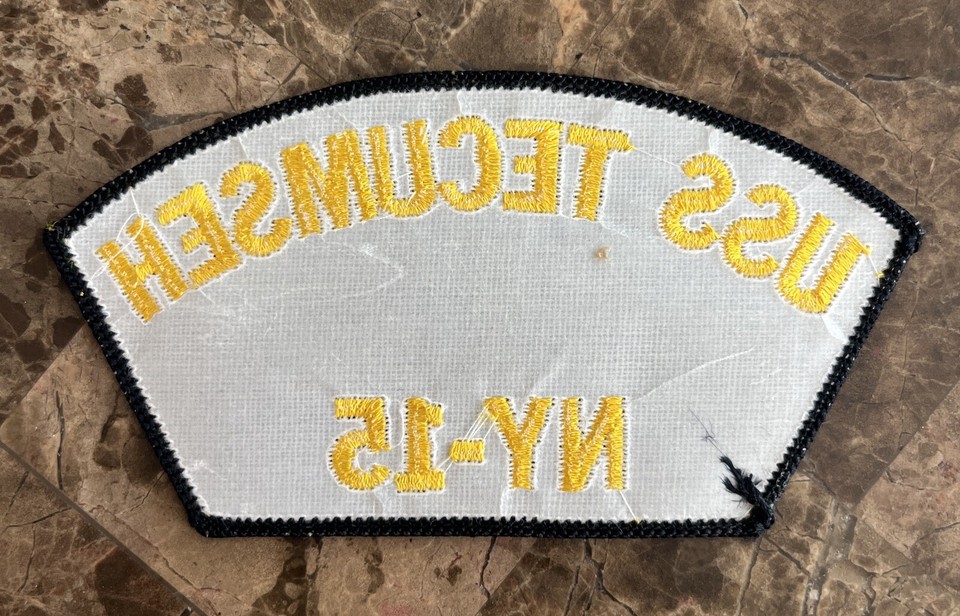USS Tecumseh NY-15 US Navy Canonicus-Class Monitor Patch - Civil War ...