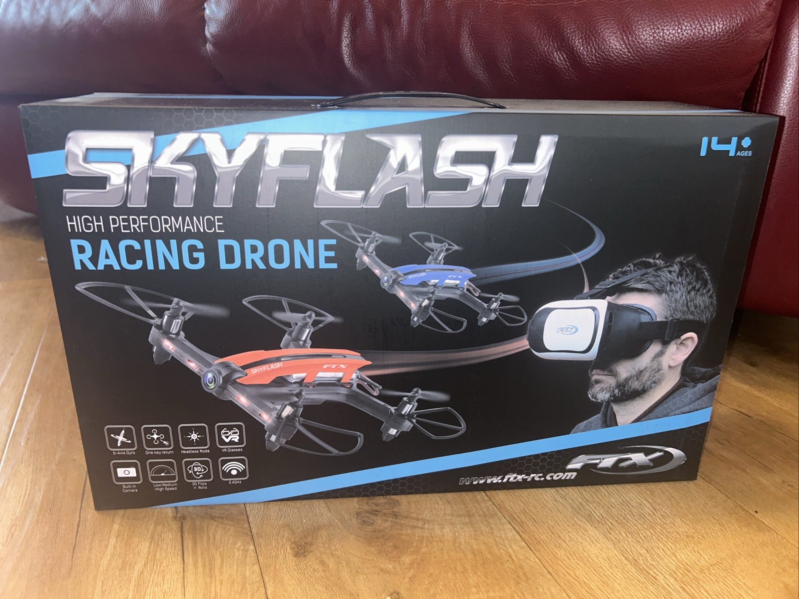 FTX Skyflash FPV Racing Drone, 720P Camera, VR Headset Goggles RC Quad ...