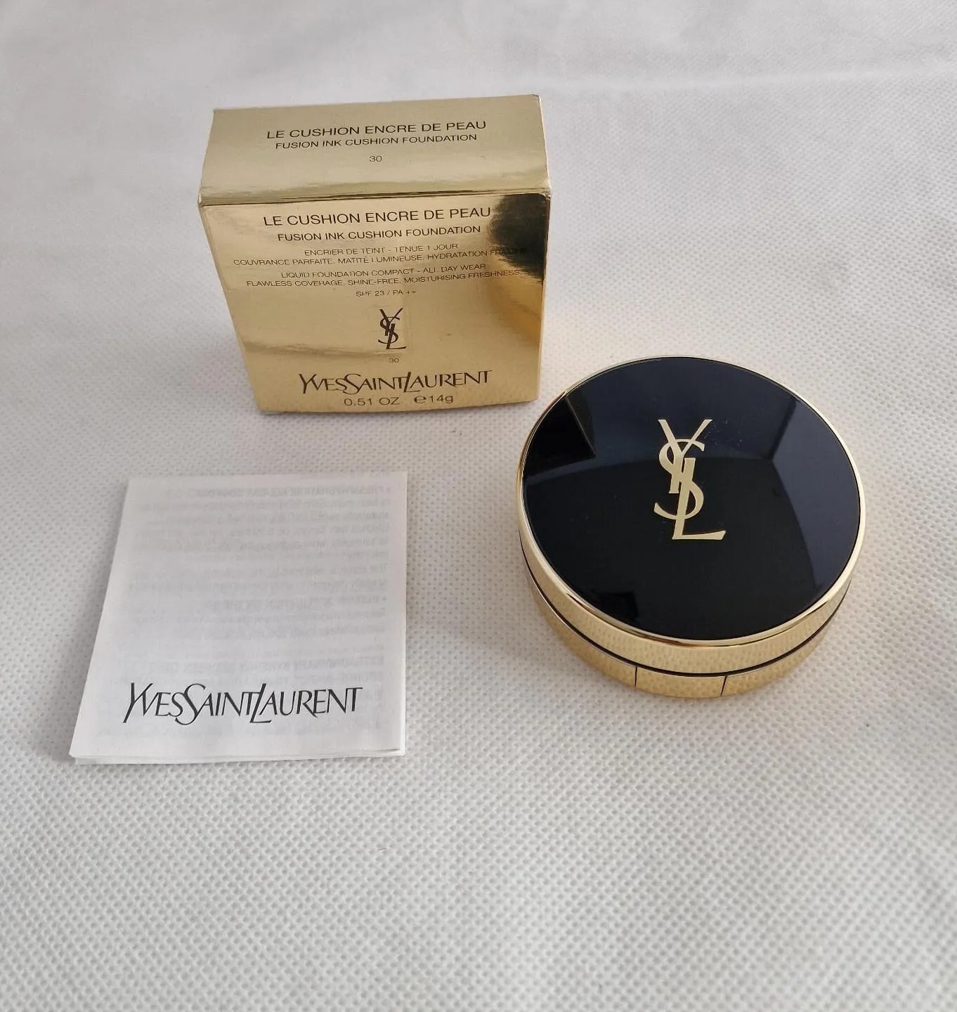 YSL Yves Saint Laurent Fusion Ink Cushion Foundation Compact 14g Shade ...