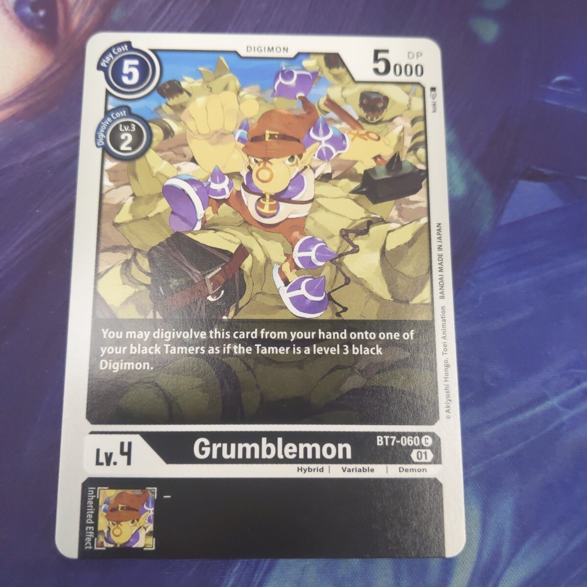 Digimon CCG Next Adventure Grumblemon BT7-060C | eBay