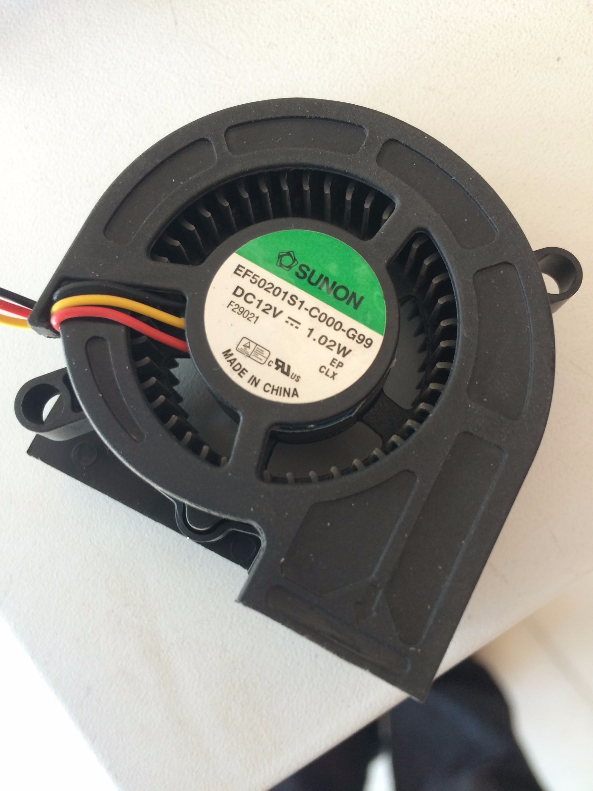 1 PCS SUNON Fan EF50201S1-C000-G99 DC12V 1.02W 3 Pin Projector fan | eBay