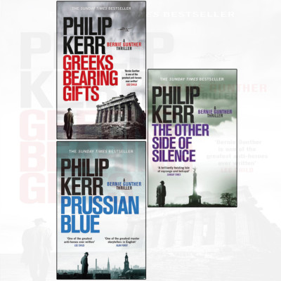 Bernie Gunther Thriller Series By Philip Kerr 3 Books Collection Set ...