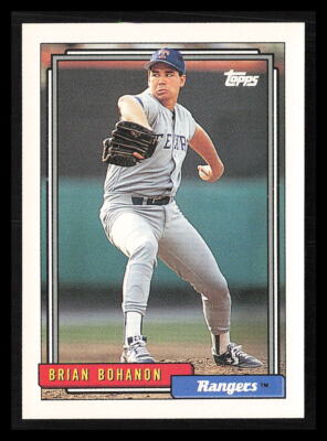 Brian Bohanon 1992 Topps #149 Texas Rangers | eBay
