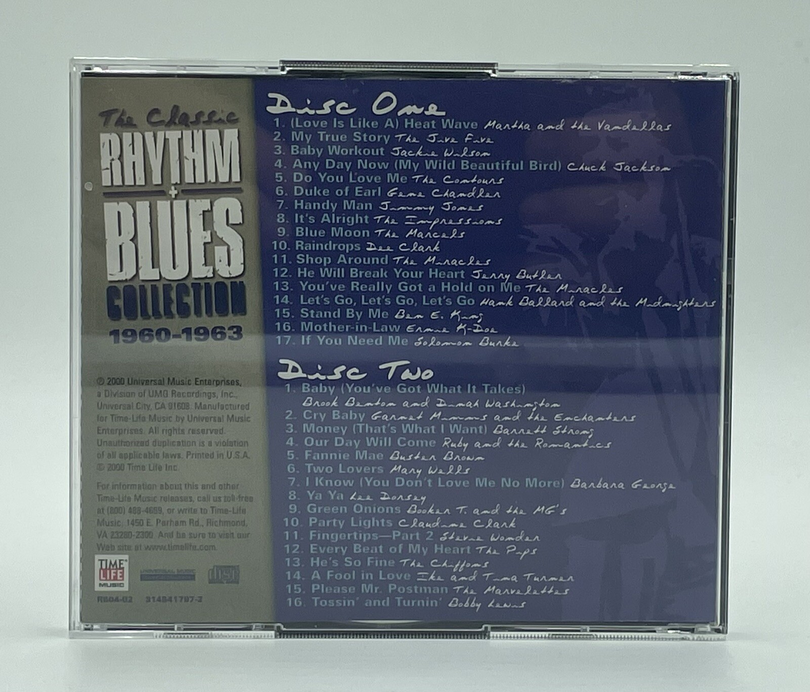 The Classic Rhythm & Blues Collection 1960-1963 Disc 2-Disc CD Set Time ...