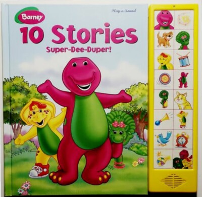 Barney 10 Stories Super-Dee-Duper! Play-A-Sound Book Electronic do not work. | eBay