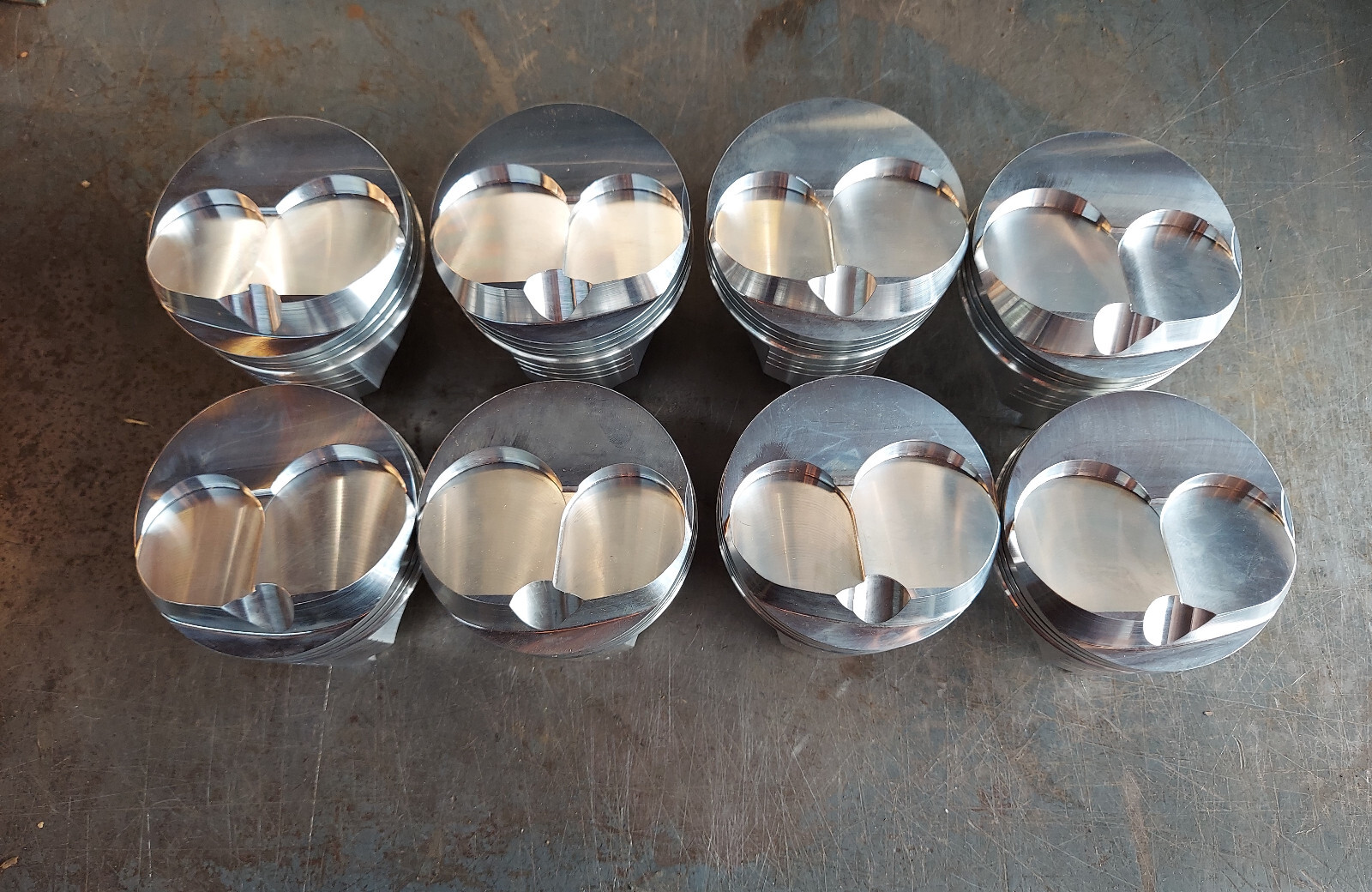 NEW Arias Small Block Chevy 350 9/16 Stroker Forged High Compression ...