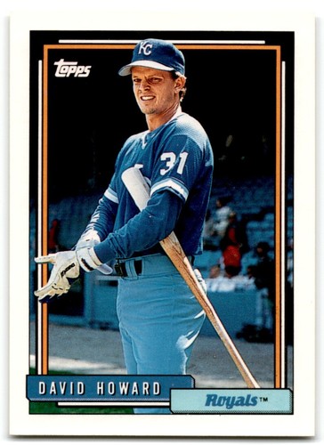 1992 Topps David Howard Kansas City Royals #641 | eBay
