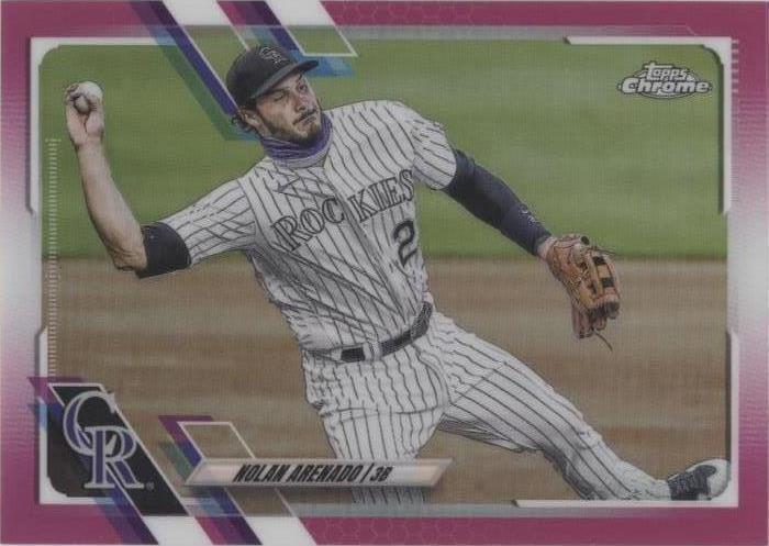 2021 Topps Chrome - Nolan Arenado #84 Magenta Refractor /399 for sale ...