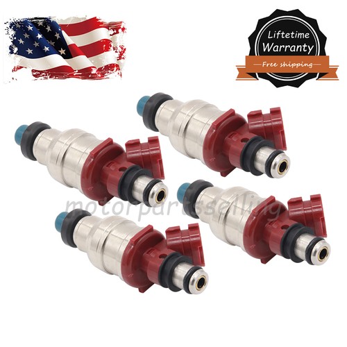 4Pcs 23250-35040 Fuel Injectors For 1989-95 Toyota 4Runner Pickup T100 ...