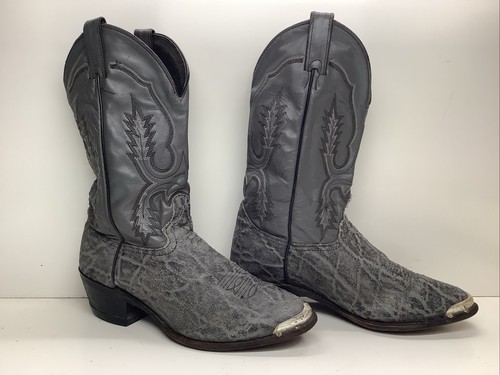 VTG MENS ABILENE COWBOY TOE RAND GRAY BOOTS SIZE 10.5 D | eBay