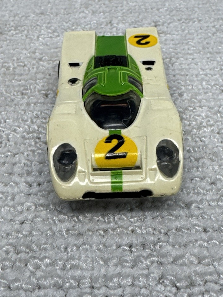 Aurora AFX PORSCHE 917 - White Green HO Slot Car #1973 On Auto World ...