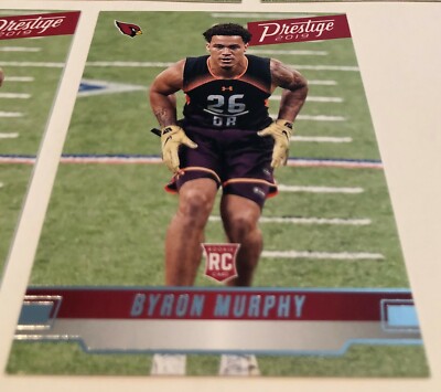 2019 Panini Prestige Football Byron Murphy Arizona Cardinals rookie ...