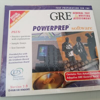 Powerprep Software: Test Preparation for the Gre General Test, Version ...