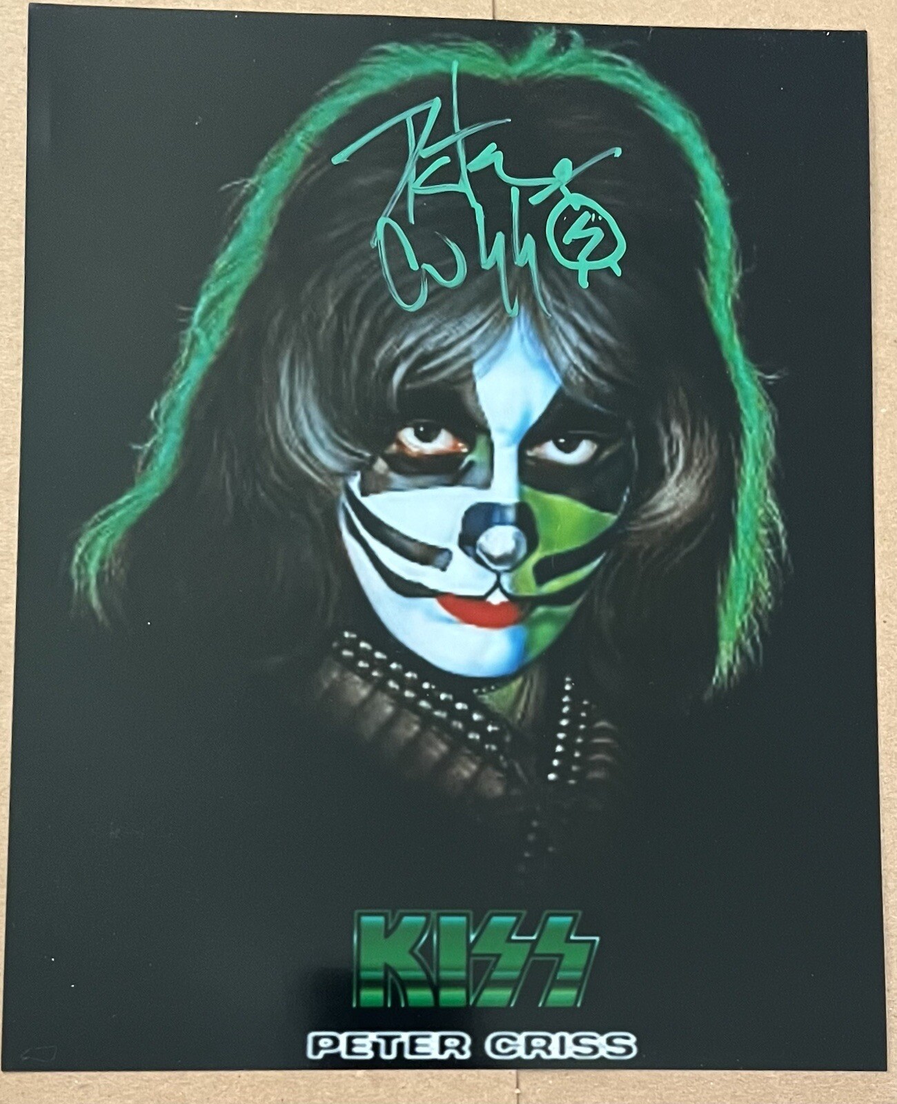 Peter Criss KISS Signed Autographed 8x10 Color Photo | eBay