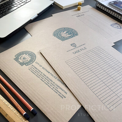 Cosplay Movie Prop GPD Case Files / 4 x Cosplay Crime Investigation ...