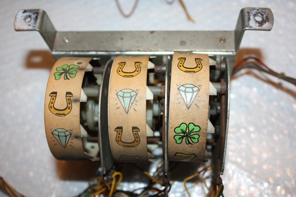 Williams Lucky Seven Pinball Playfield Slot Score Reels Unit Assembly ...