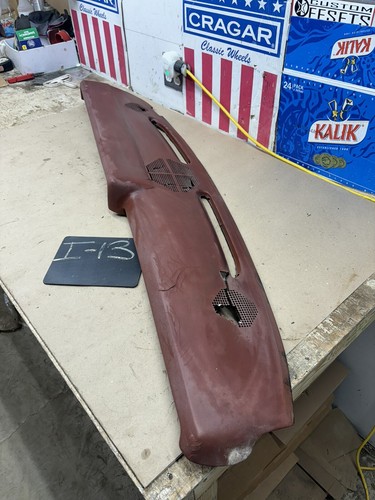 1979-1986 MERCURY CAPRI FORD MUSTANG DASHBOARD DASH PAD RED PROJECT OEM ...