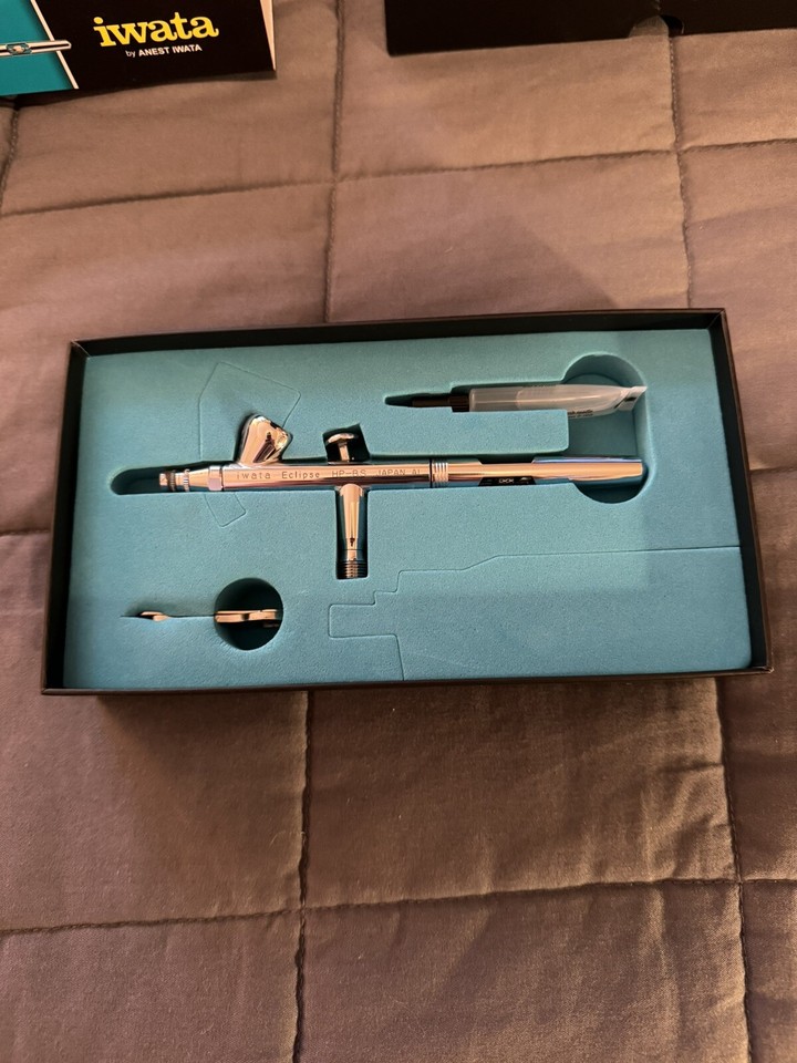 Iwata HP-BS Small Gravity Feed Eclipse Airbrush - Silver 734748125007 | eBay