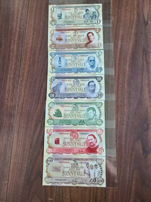 Trailer Park Boys: Sunnyvale Money - Collectible Cash ONE Set of 7 ...