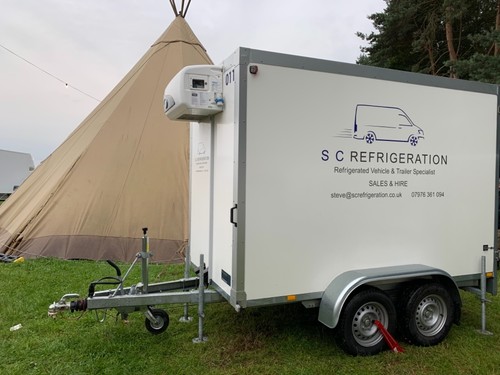 Refrigerated Fridge Freezer Trailer Hire Cold store Cold Room Mobile ...