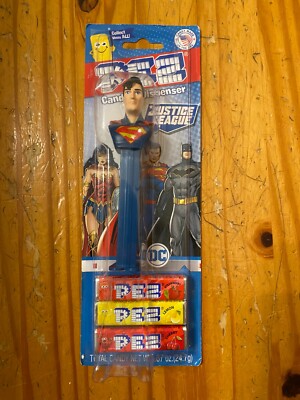 Superman DC Comics Justice League PEZ Candy/Dispenser - NEW SEALED! | eBay