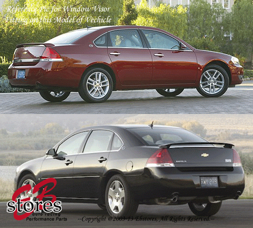 Vent Shade Window Visors Chevy Chevrolet Impala 06 07 08 09 10 4pcs | eBay