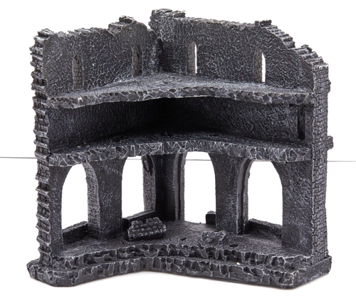 Painted Ruined Terrain Broken Building Wall for DnD, Warhammer ...