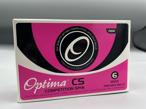 Optima CS Competition Spin Golf balls - 6 Total - New In Packaging - HiViz Pink | eBay Australia