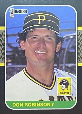 1987 Donruss #608 Don Robinson Pittsburgh Pirates Baseball Card | eBay