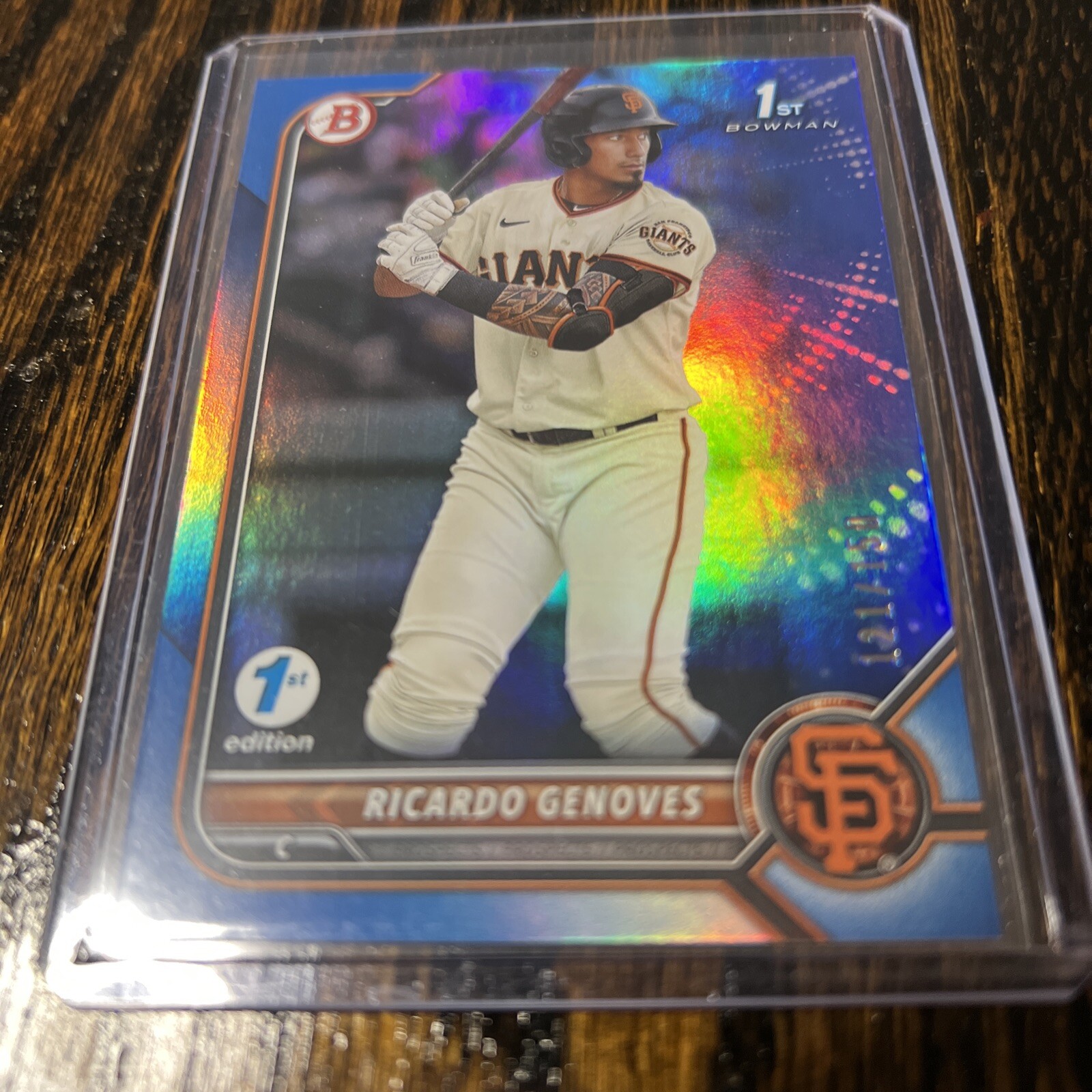 2022 Bowman Ricardo Genoves BPPF-60 1st Edition 121/150 San Francisco ...