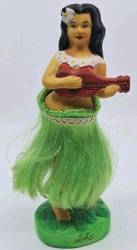 Vintage 1988 Aloha Hula Girl Ceramic Bobble Figure 7.5" Tall ...