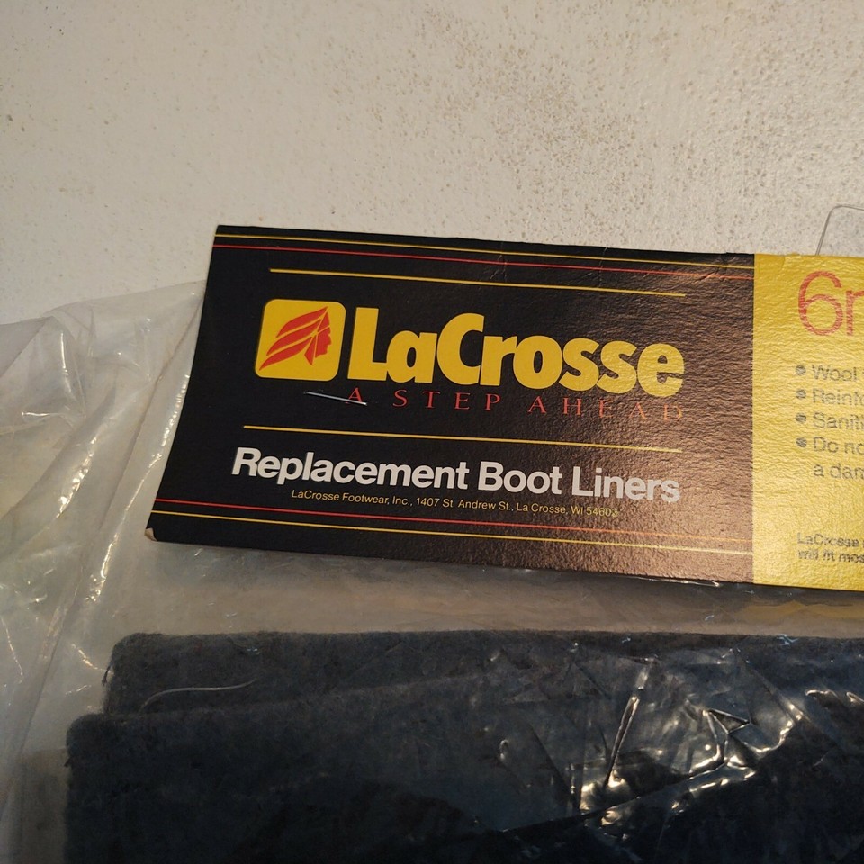 LaCrosse Youth 8 10 11 12 13 3 Lacrosse Replacement 6mm Wool Felt Boot ...