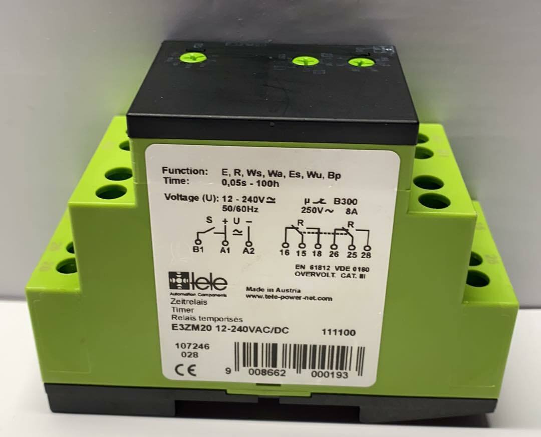 Tele Haase Multifunktions Zeitrelais E3ZM20 12-240VAC/DC | 111100 for ...