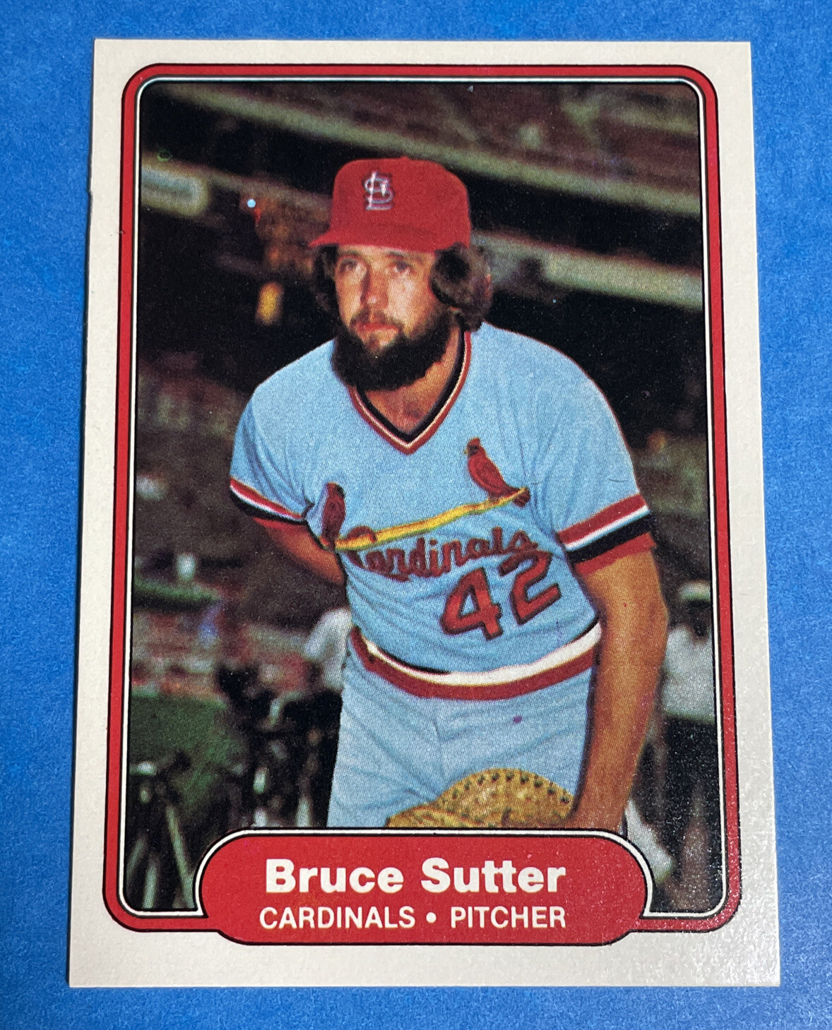 1982 FLEER #129 BRUCE SUTTER Baseball Card St Louis Cardinals Pitcher ...