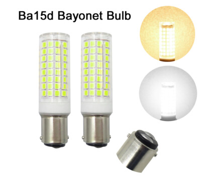 2pcs Ba15d B15 Bayonet Base Led Light Bulb 102-2835 SMD 7W 110V ...