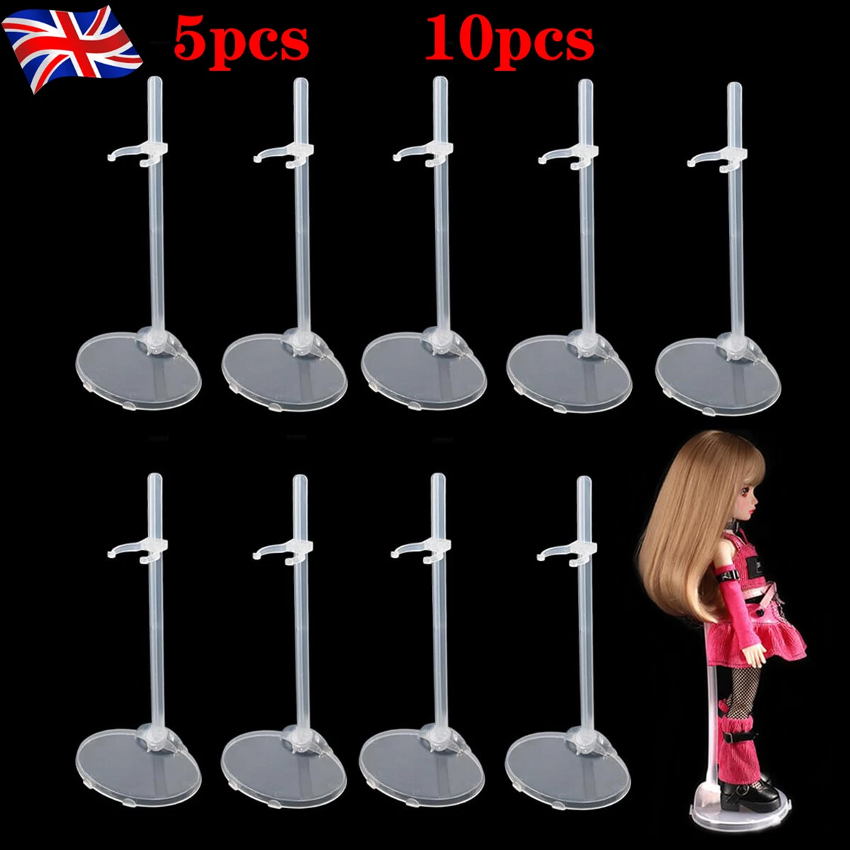 1/6 Scale Figure Doll Stand Display Rack Holder Support Figure Stands ...
