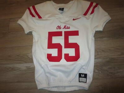 Ole Mississippi Rebels #55 Football Nike Team Practice Jersey Medium M ...