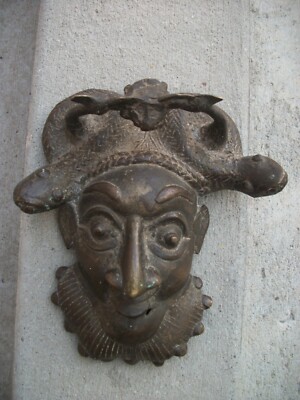 Bamun Bronze Brass Mask,Cameroon Bamum Mask,Figure,Cameroon Grassland ...