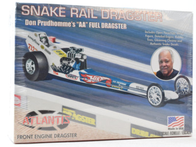 Atlantis Don Prudhomme's "Snake" Front Engine Rail Dragster 1:24 Model ...