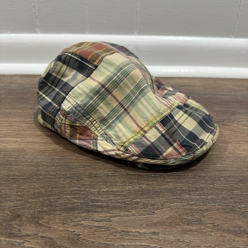 Polo Ralph Lauren Size L/XL Plaid Driving Cap Newsboy Hat VTG Style ...