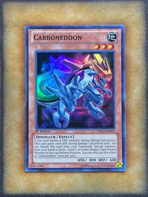 Yugioh Carboneddon DRLG-EN022 Super Rare 1st Ed LP | eBay
