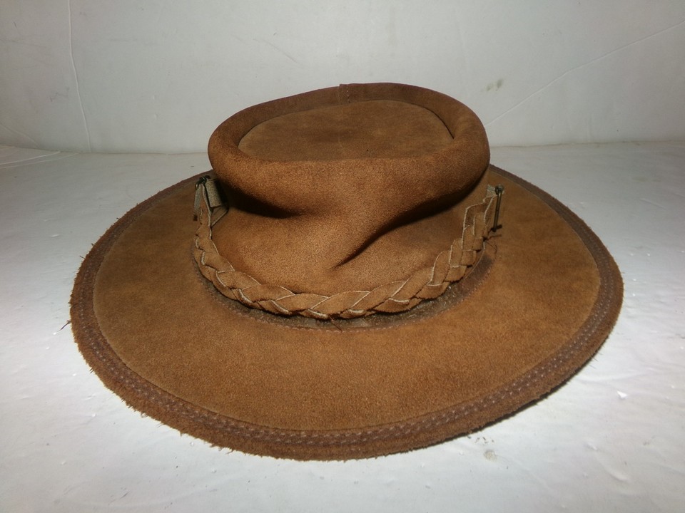 MENS STETSON NO FLY ZONE INSECT MESH HAT KOALA BRAND LEATHER FEDORA ...